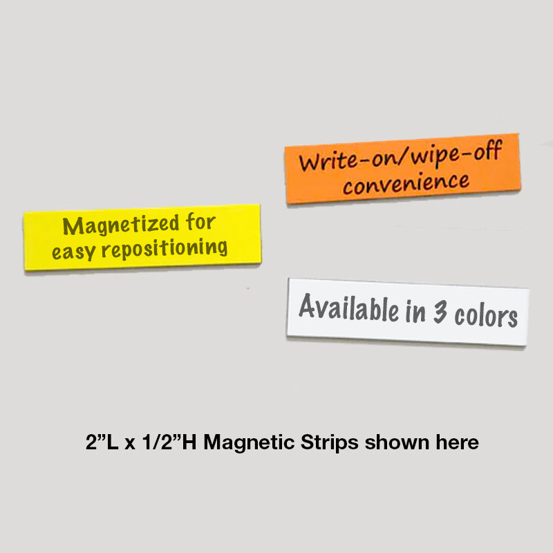 1/2" x 2" Write-On/Wipe-Off Magnets | Ultimate Office