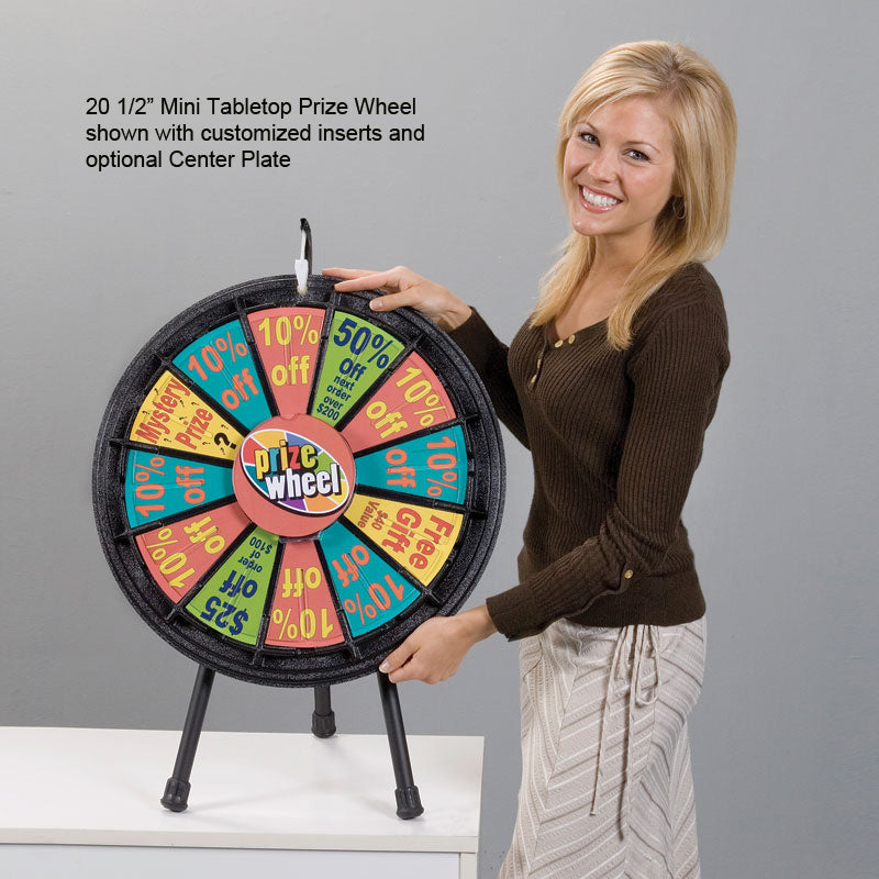 12 Slot 20 1 2 Mini Tabletop Prize Wheel | Ultimate Office