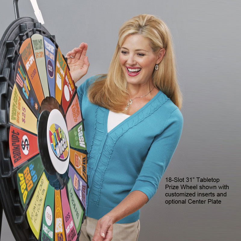 18 Slot 31 Tabletop Prize Wheel | Ultimate Office