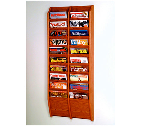 20 Pocket Wall Mount Magazine Rack | Ultimate Office