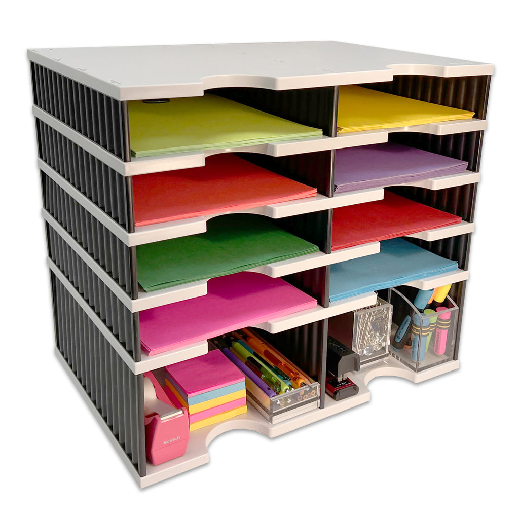 TierDrop Desktop Organizer 8 Letter Tray Compartment Sorter | Ultimate ...