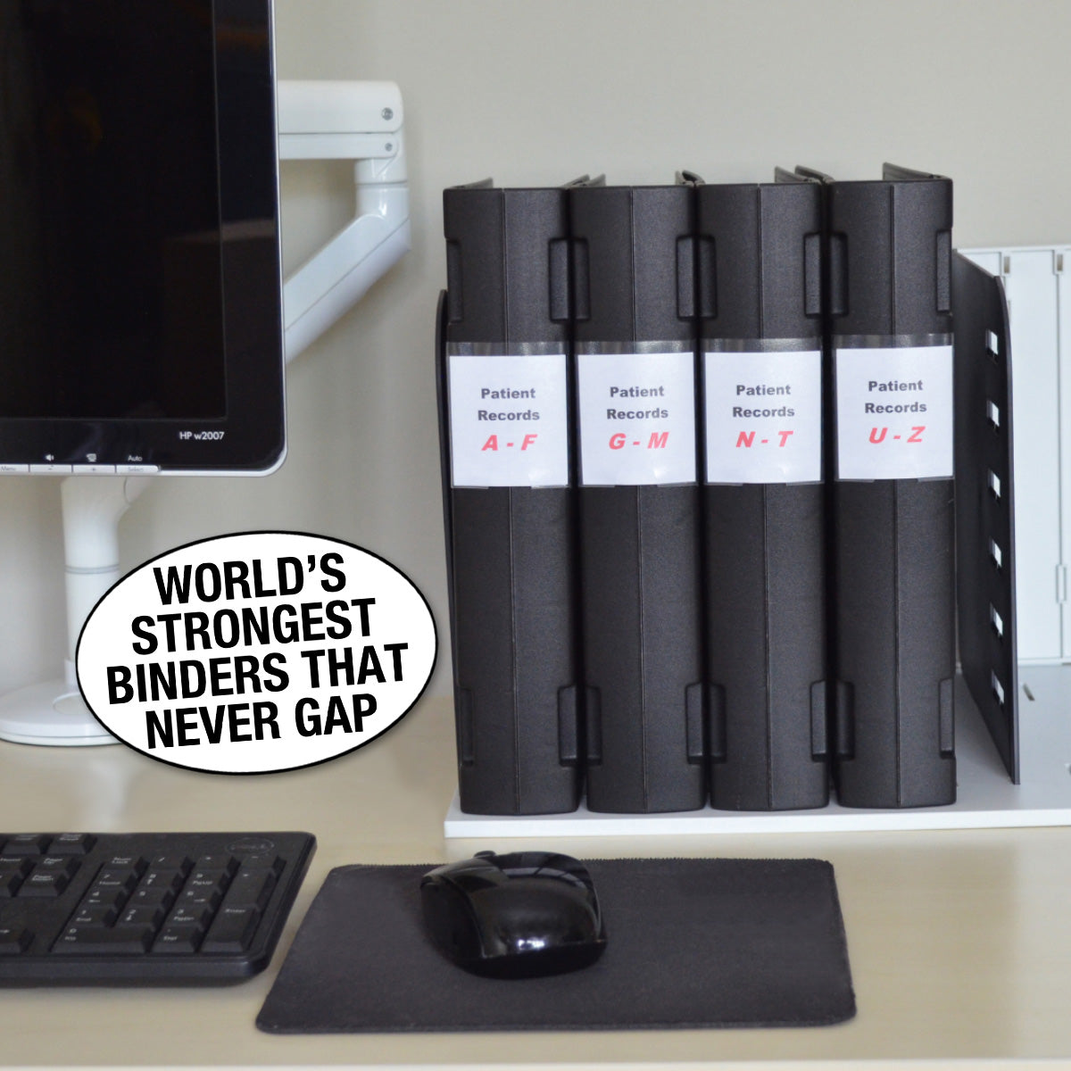 Open Binder With Health Records