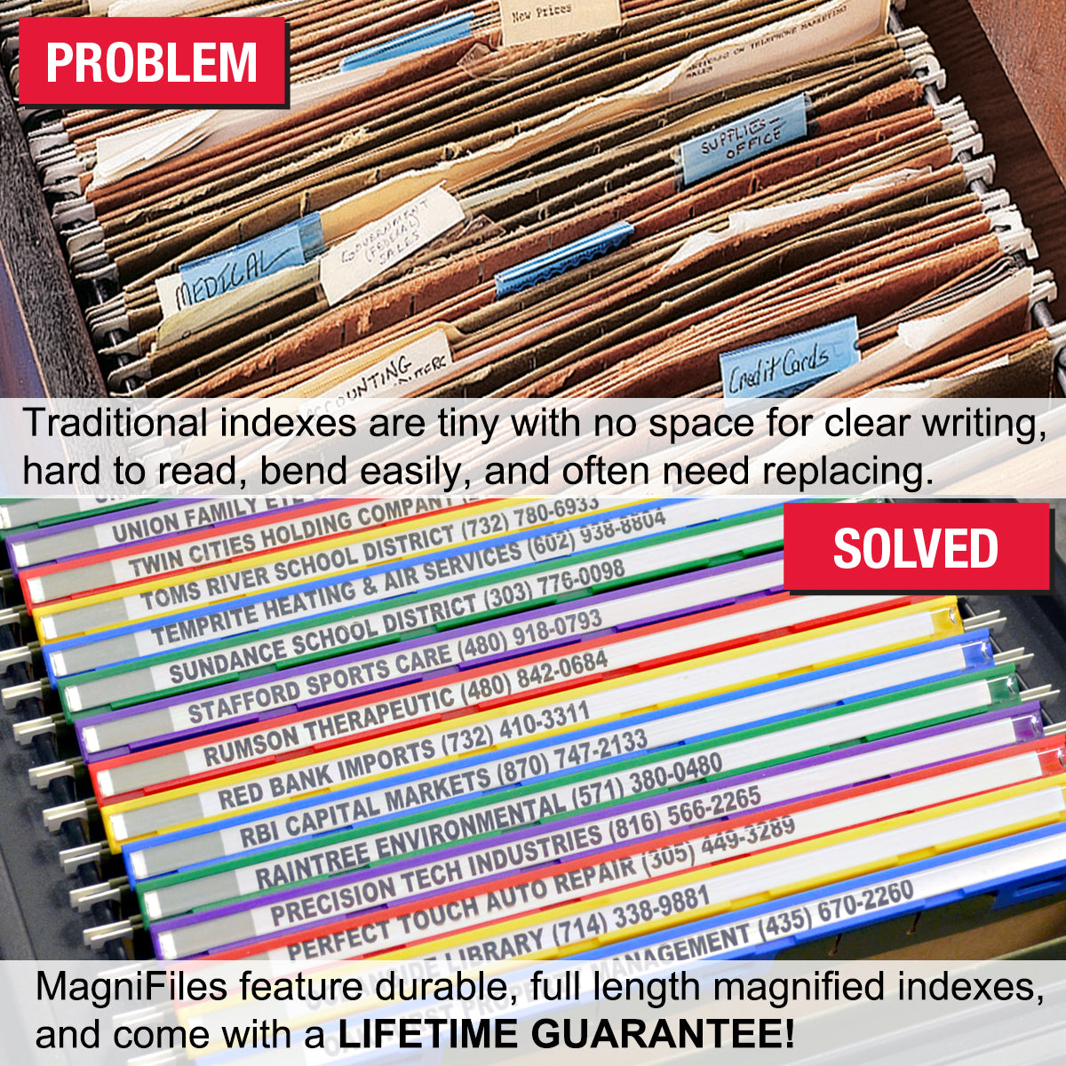MagniFile Hangin File Indexes | Ultimate Office