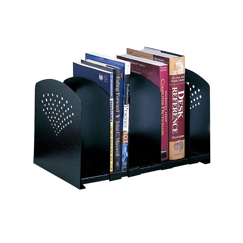 5-Section Adjustable Bookrack - Black | Ultimate Office