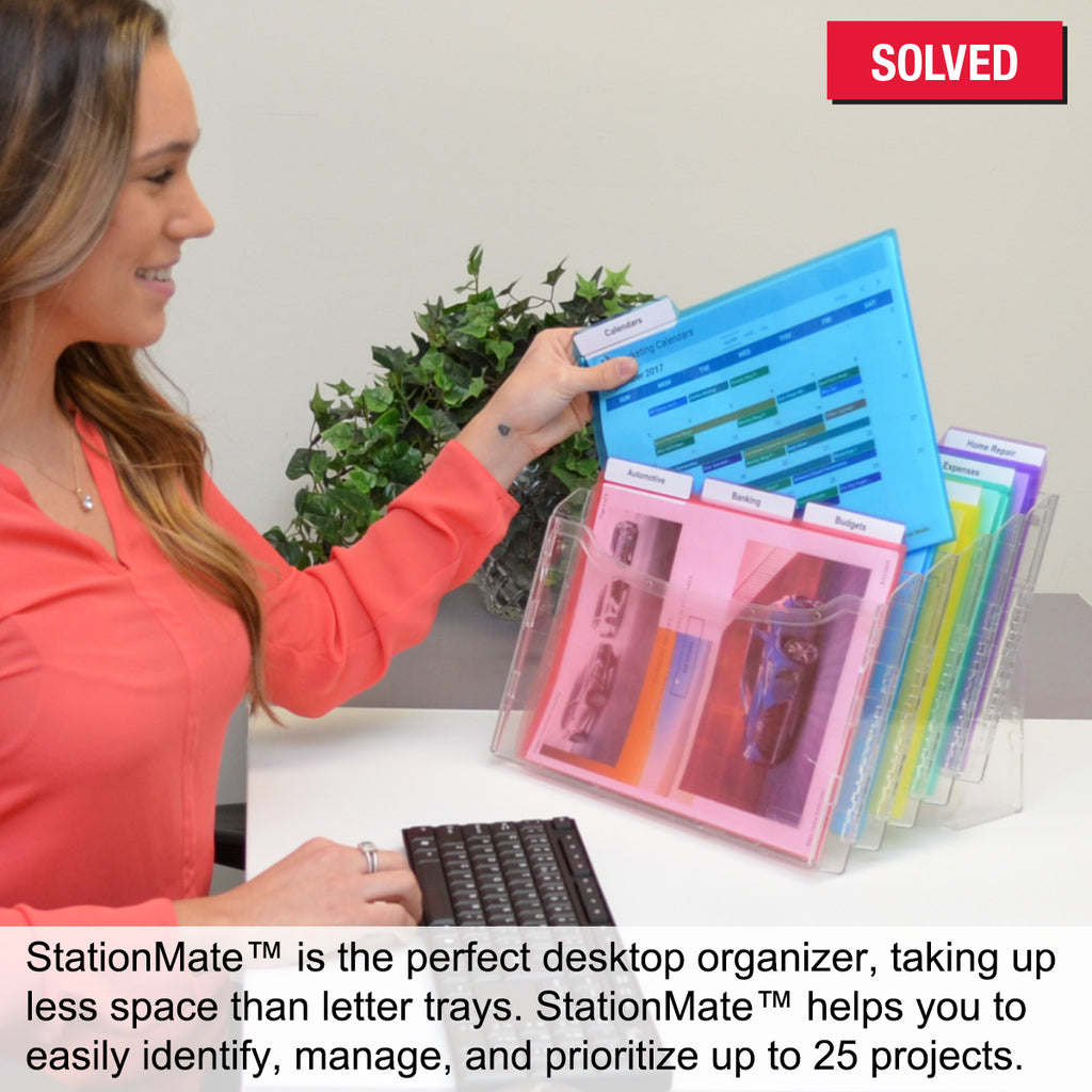 Stationmate Desktop File with 18 PocketFiles | Ultimate Office