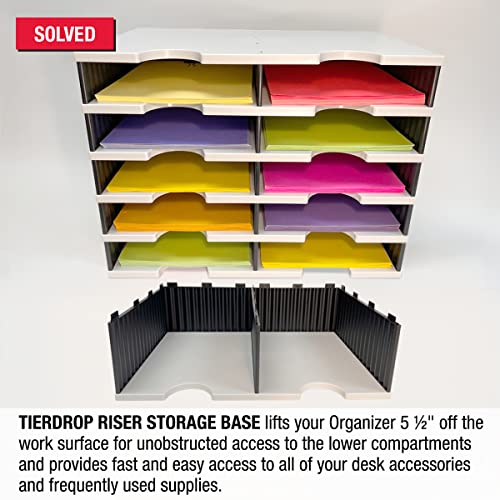 TierDrop 2-Wide Riser Storage Base Lifts Your Sorter | Ultimate Office