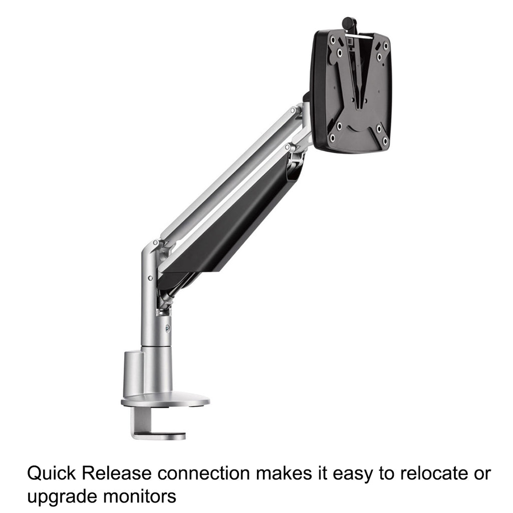CLU Single Screen Deluxe Monitor Arm | Ultimate Office