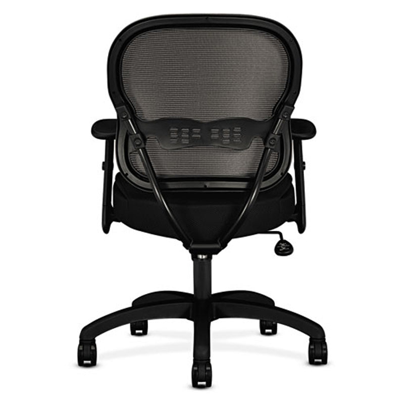 712 Mesh Mid-Back Work Chair, Black w/Black | Ultimate Office