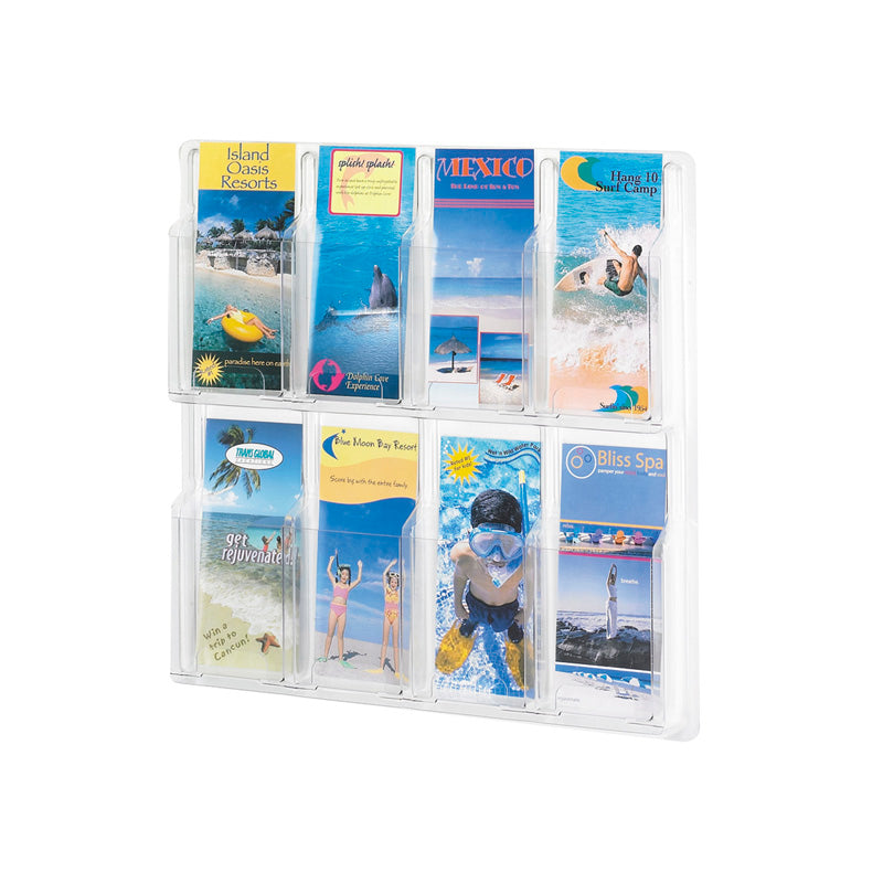 8 Pamphlet Clear Display | Ultimate Office