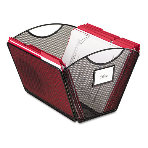 Wire Mesh Desktop Tub File, Letter Files, 12 1/2" X 13 3/4" X 9 1/2 ...