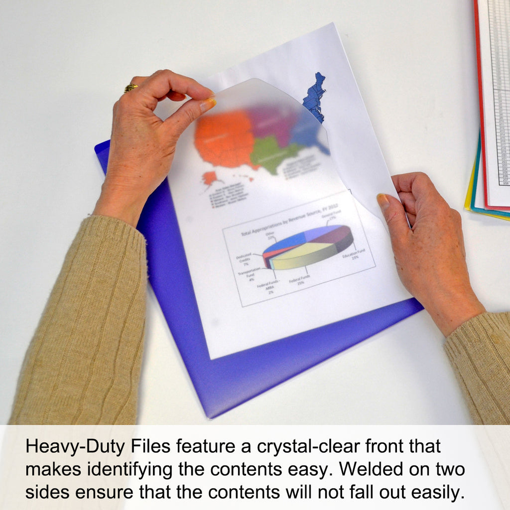 Heavy-Duty 3rd-Cut Letter File Folders | Ultimate Office