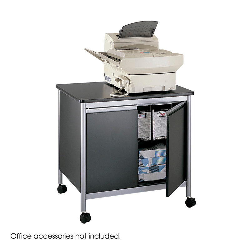 Deluxe Machine in Stand modern Black and Silver | Ultimate Office