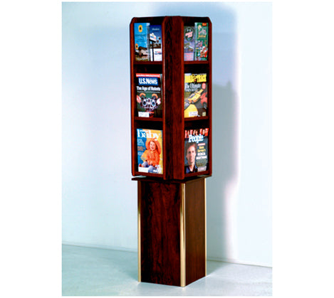 Free Standing 12 Pocket Rotary Literature Display | Ultimate Office