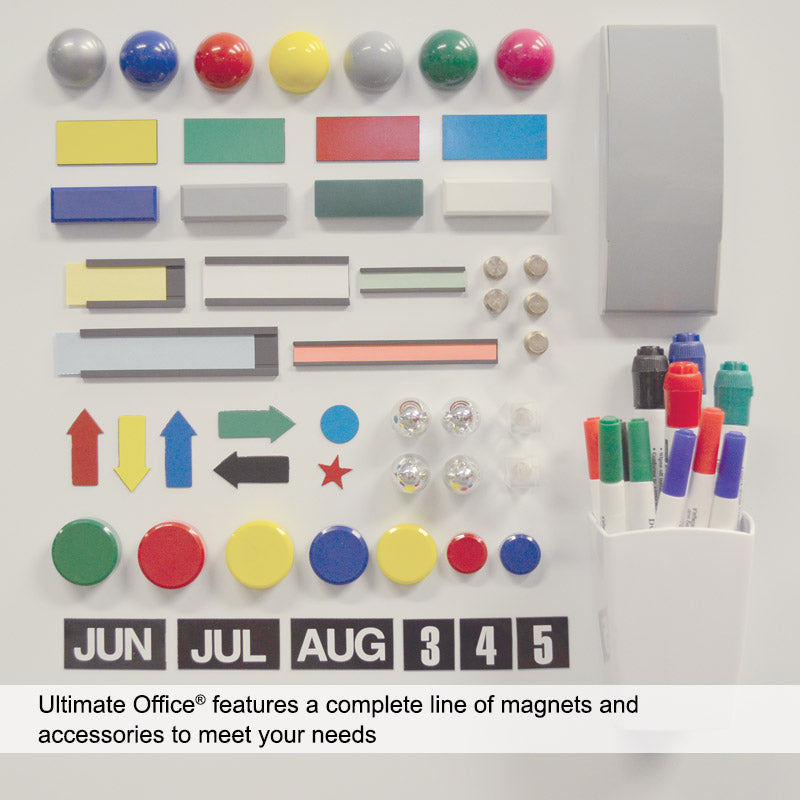 Magnetic Dry-Erase Planning Board w/ 1 x 1 Grid | Ultimate Office