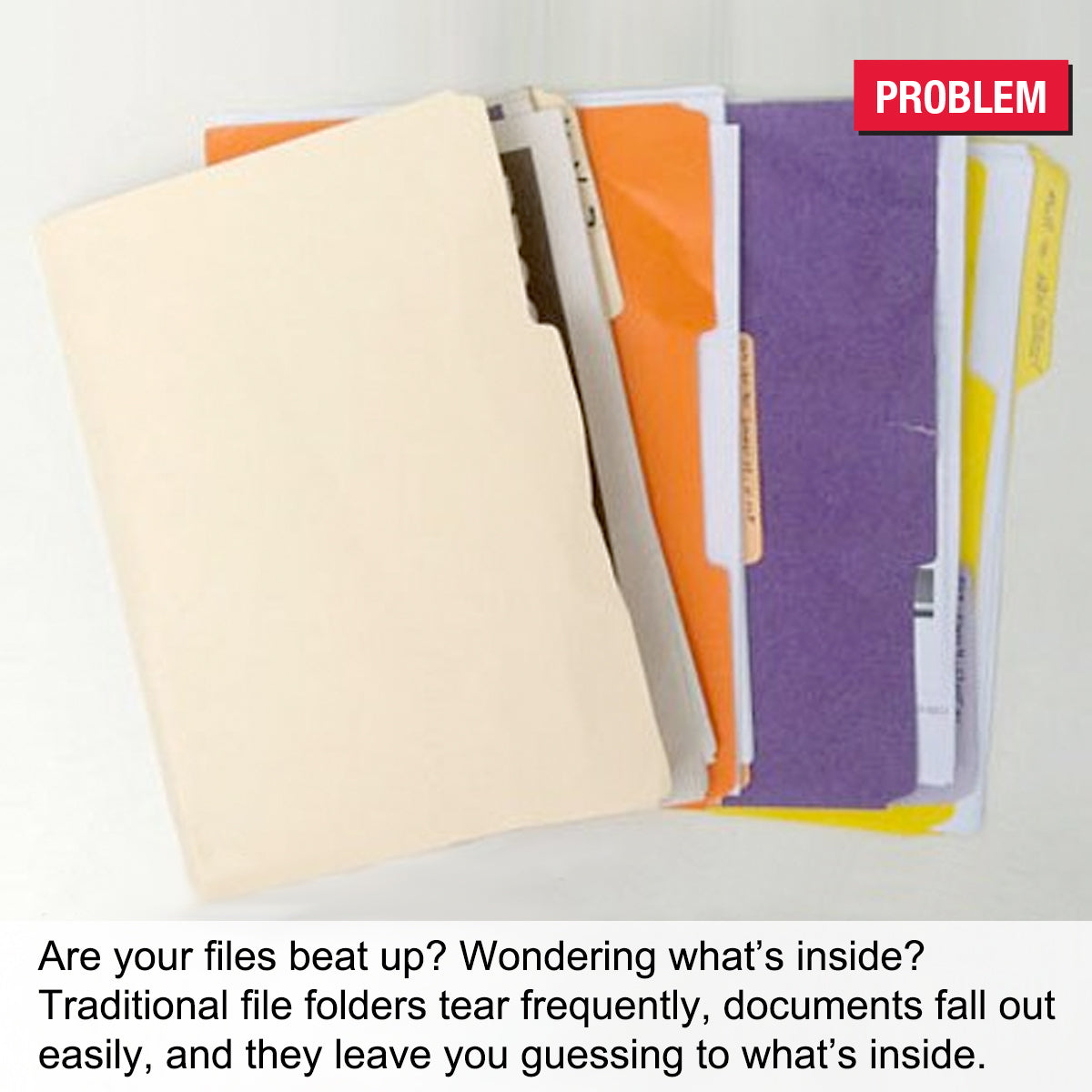 Purple File Folders