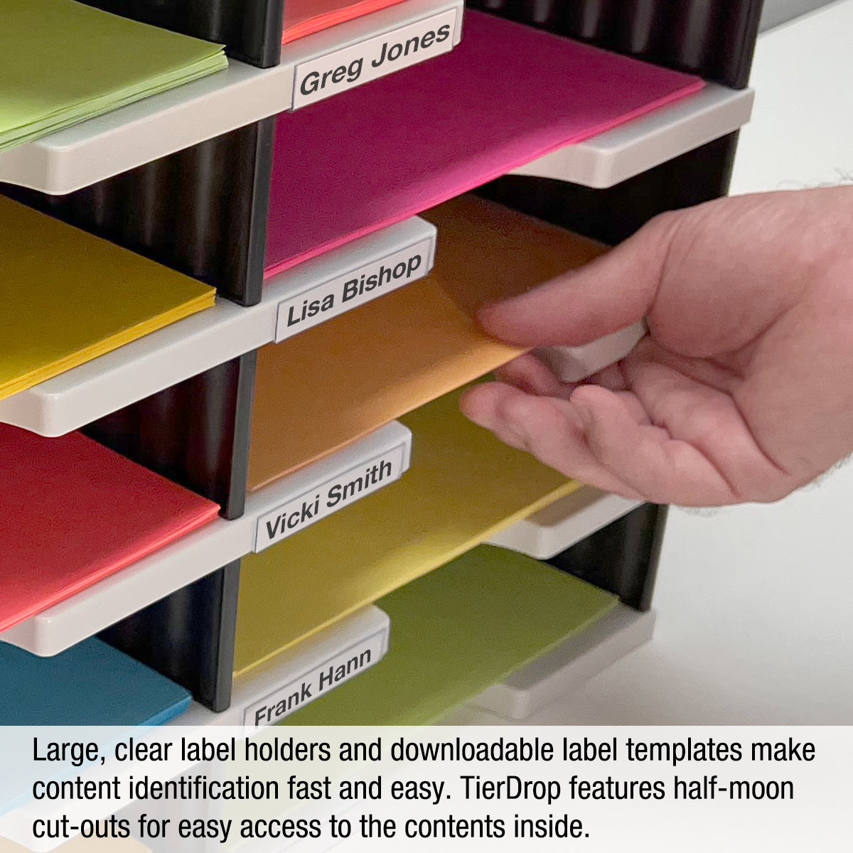 TierDrop 36-Compartment Literature Organizer | Ultimate Office