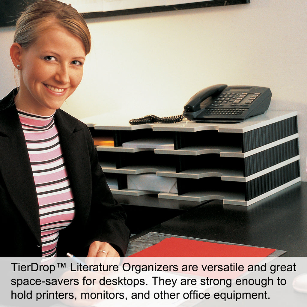 15-Slot High-Wall Tier Drop paper sorter | Ultimate Office