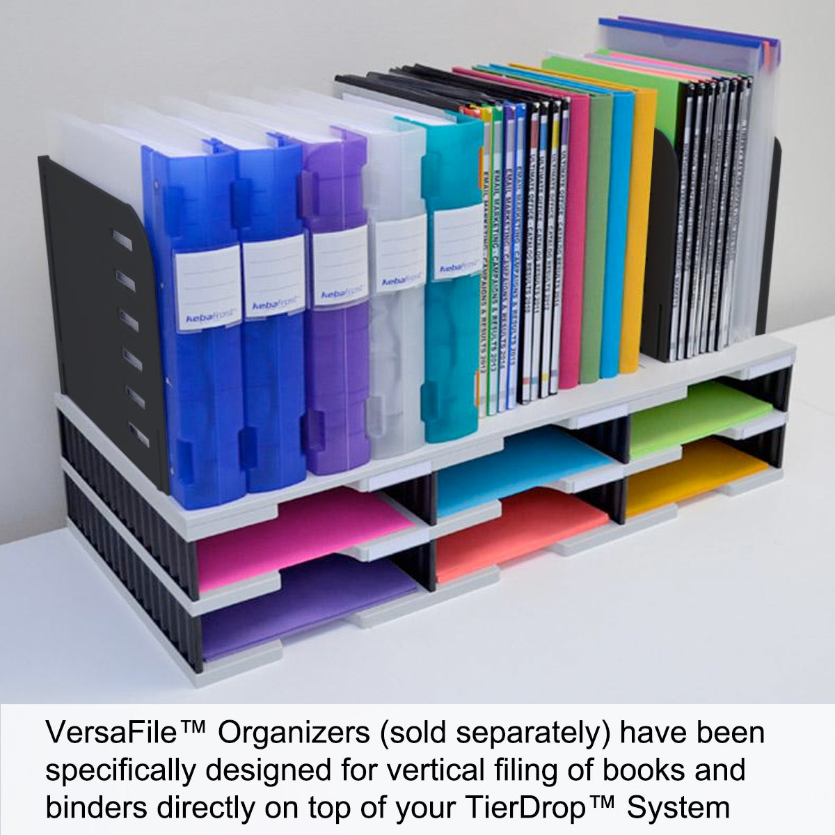 TierDrop 6-Compartment High-Wall Literature Organizer |Ultimate Office