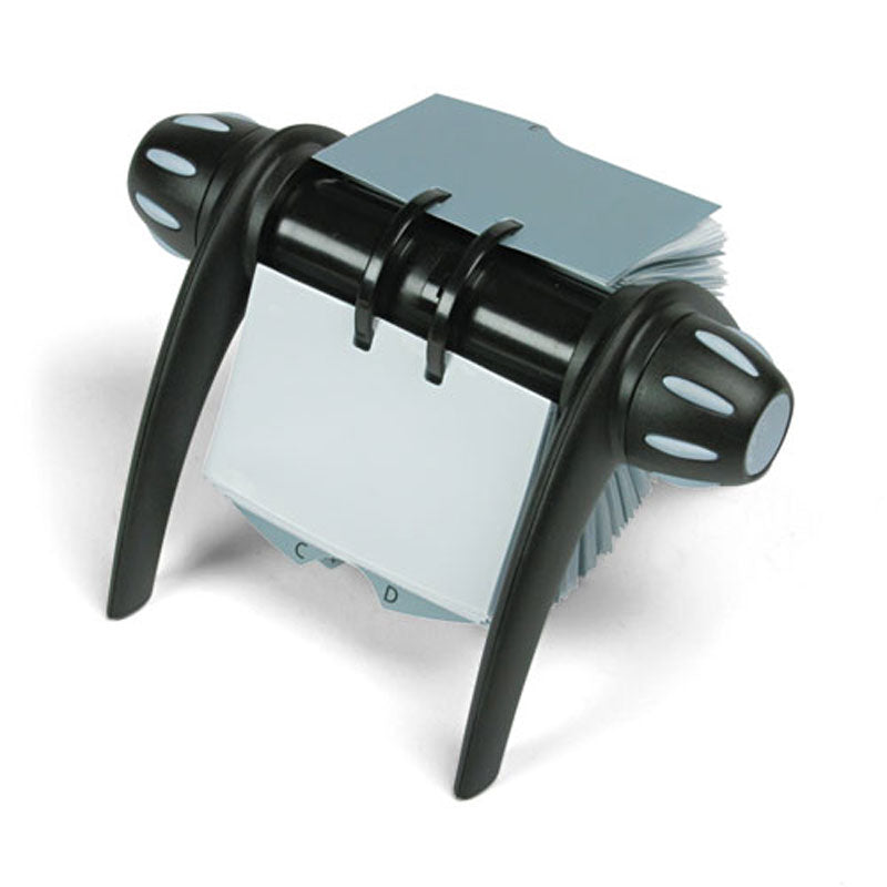 VisiFix Rotary Business Card File w/ 200 Pockets | Ultimate Office