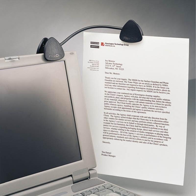 Flexclip Copyholder w/Monitor/Laptop Mount | Ultimate Office