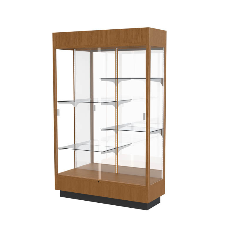 Heritage Floor Case w/ Lighted Cornice | Ultimate Office