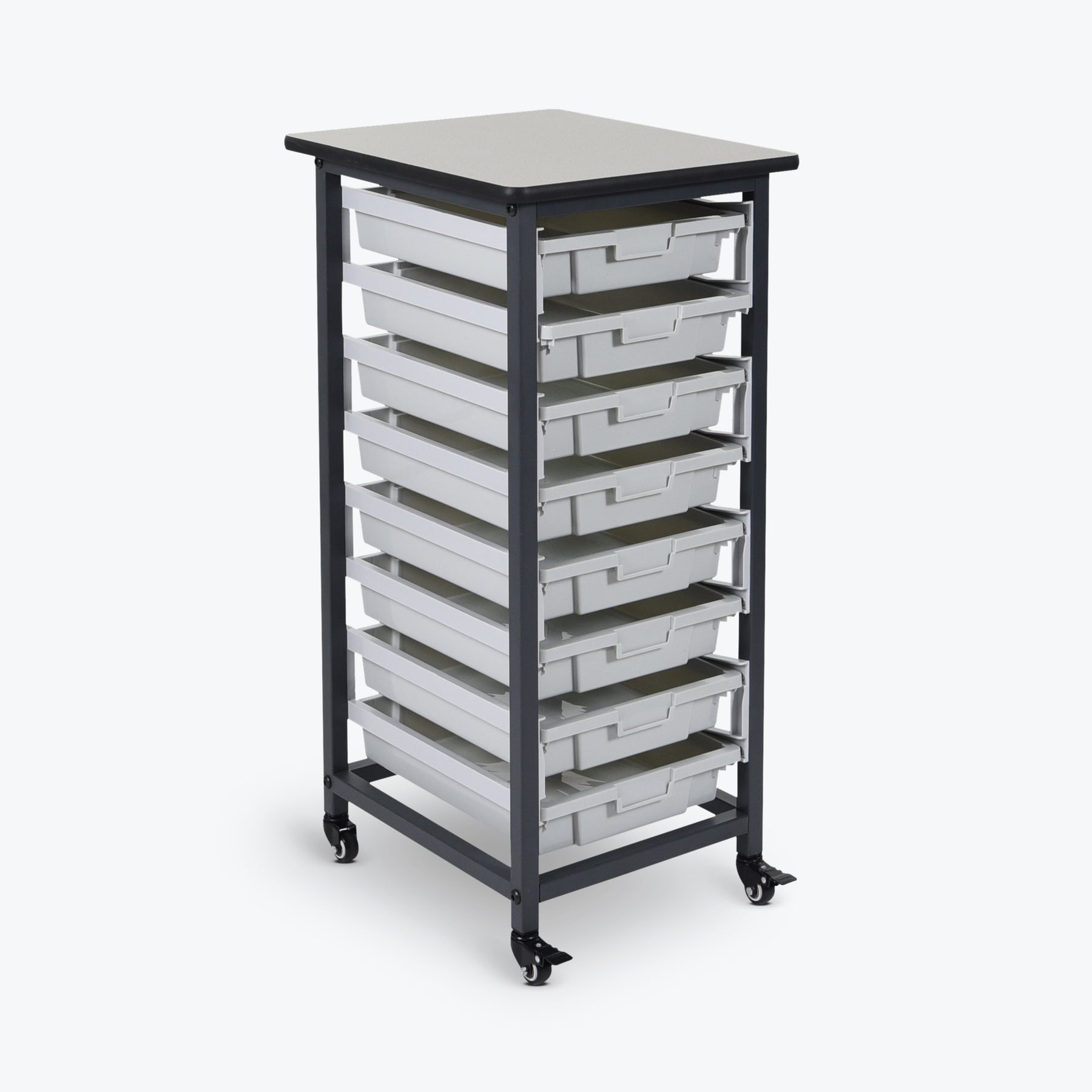MBS-Sr-8S Mobile Bin System - Single Row | Ultimate Office