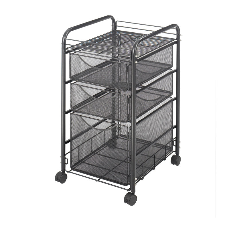 Mesh 1 File Drawer & 2 Supply Drawer Mobile File | Ultimate Office