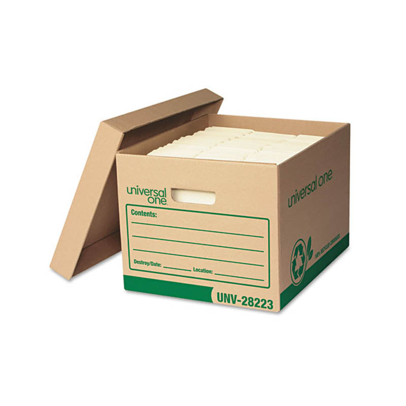 Recycled Heavy-Duty Record Storage Boxes, Ltr/Lgl | Ultimate Office