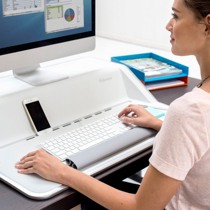 Sit/Stand Desktop Workstation, 32 3/4"w x 24 3/4"d | Ultimate Office