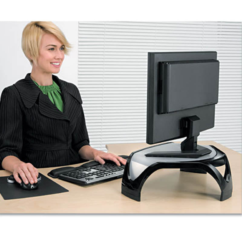 Smart Suites Corner Monitor Riser | Ultimate Office