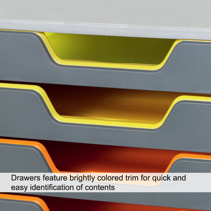 Varicolor 7-Drawer Deskset | Ultimate Office