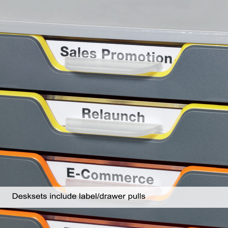 Varicolor 7-Drawer Deskset | Ultimate Office