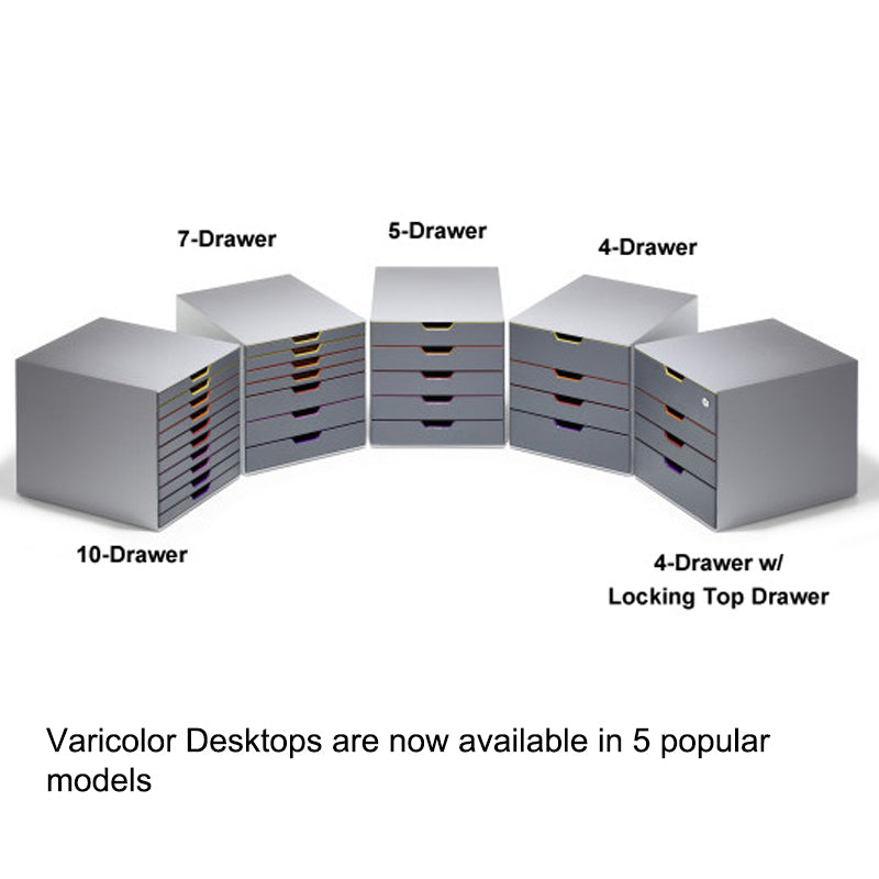 Varicolor 7-Drawer Deskset | Ultimate Office
