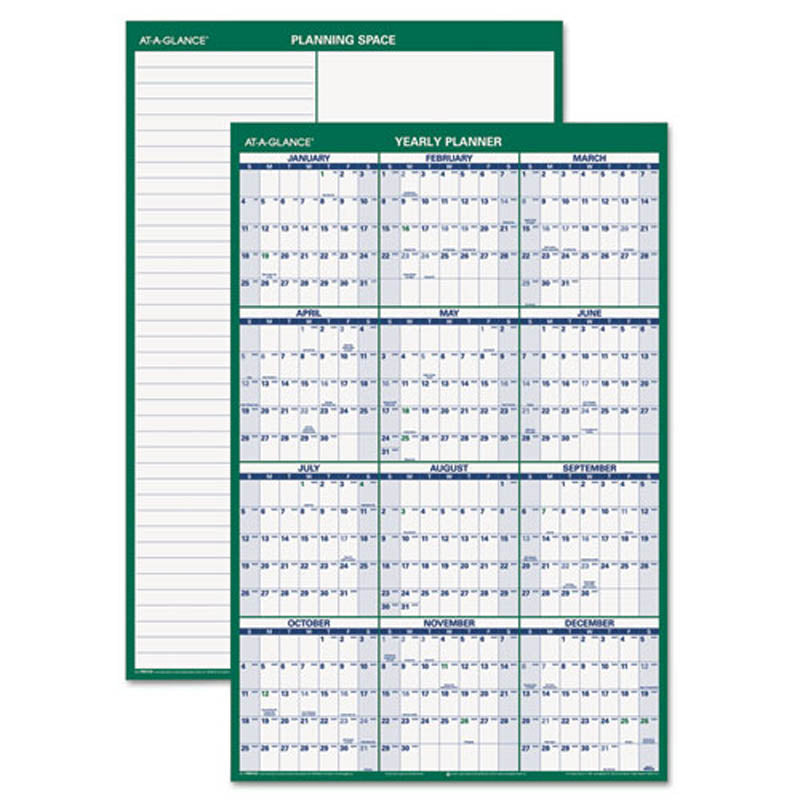 Vertical Erasable Wall Planner | Ultimate Office